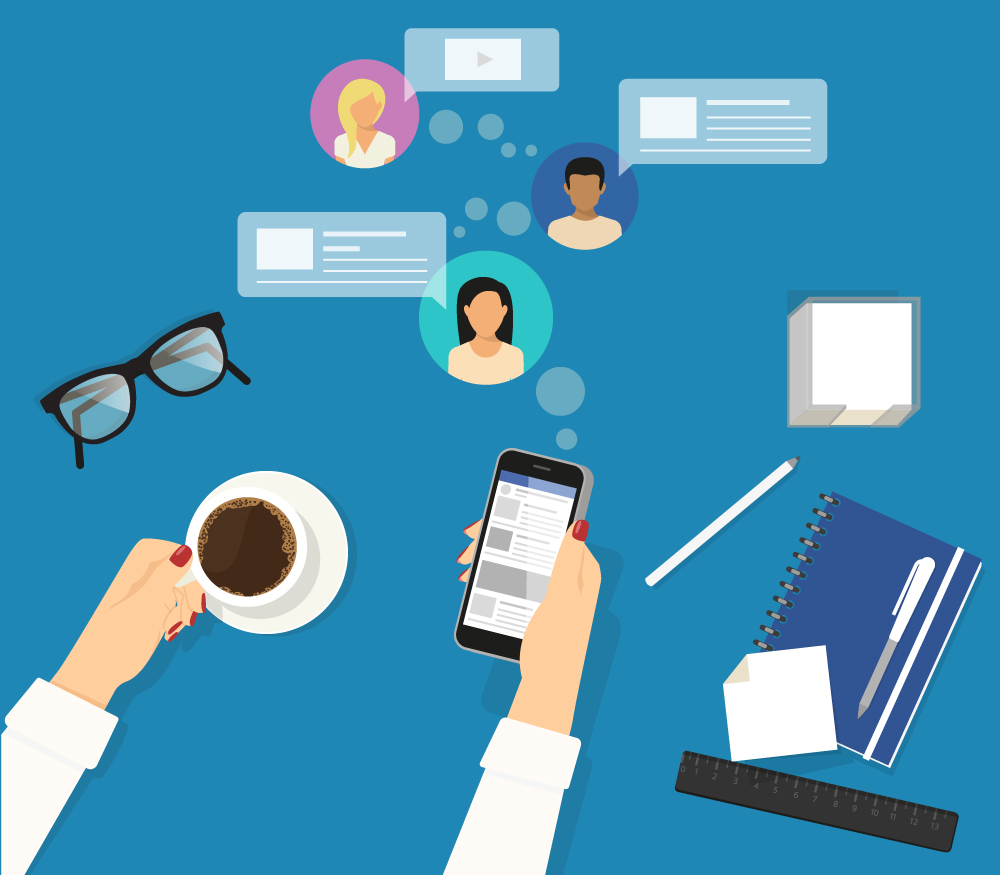 Why Social Media Digs Blue Logos | DesignMantic: The Design Shop