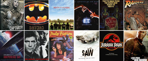 Movie Moods In Typography | DesignMantic: The Design Shop