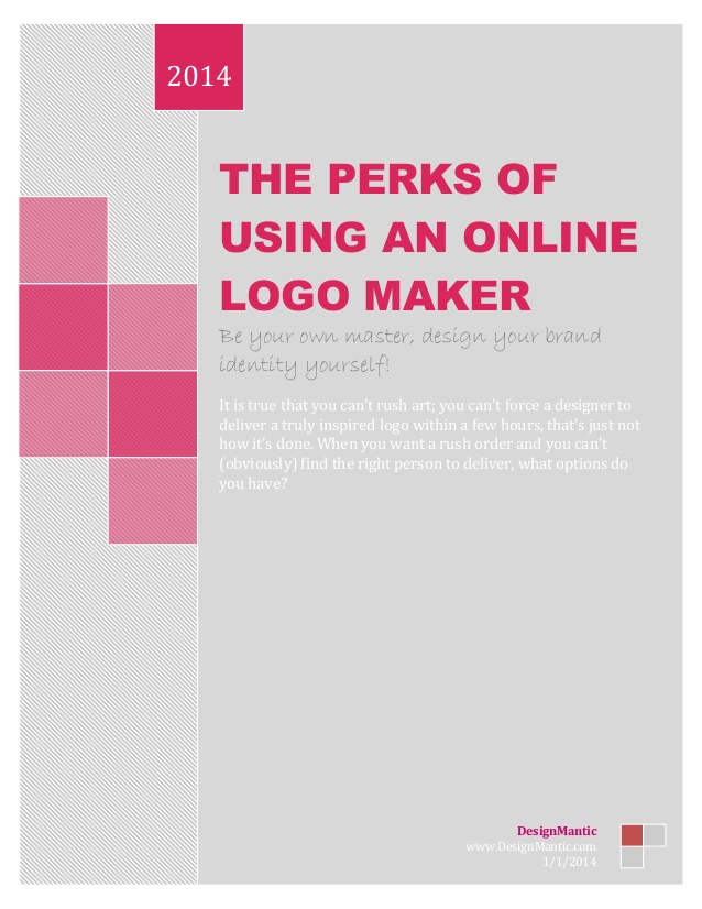 The Perks Of Using A Logo Maker | DesignMantic: The Design Shop