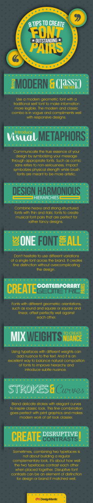 8 Tips to Create Great Font Pairs | DesignMantic: The Design Shop