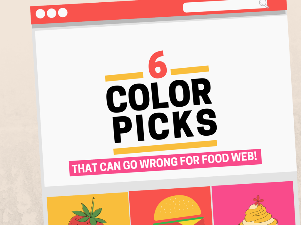 Wrong Colors for Food Websites | DesignMantic: The Design Shop