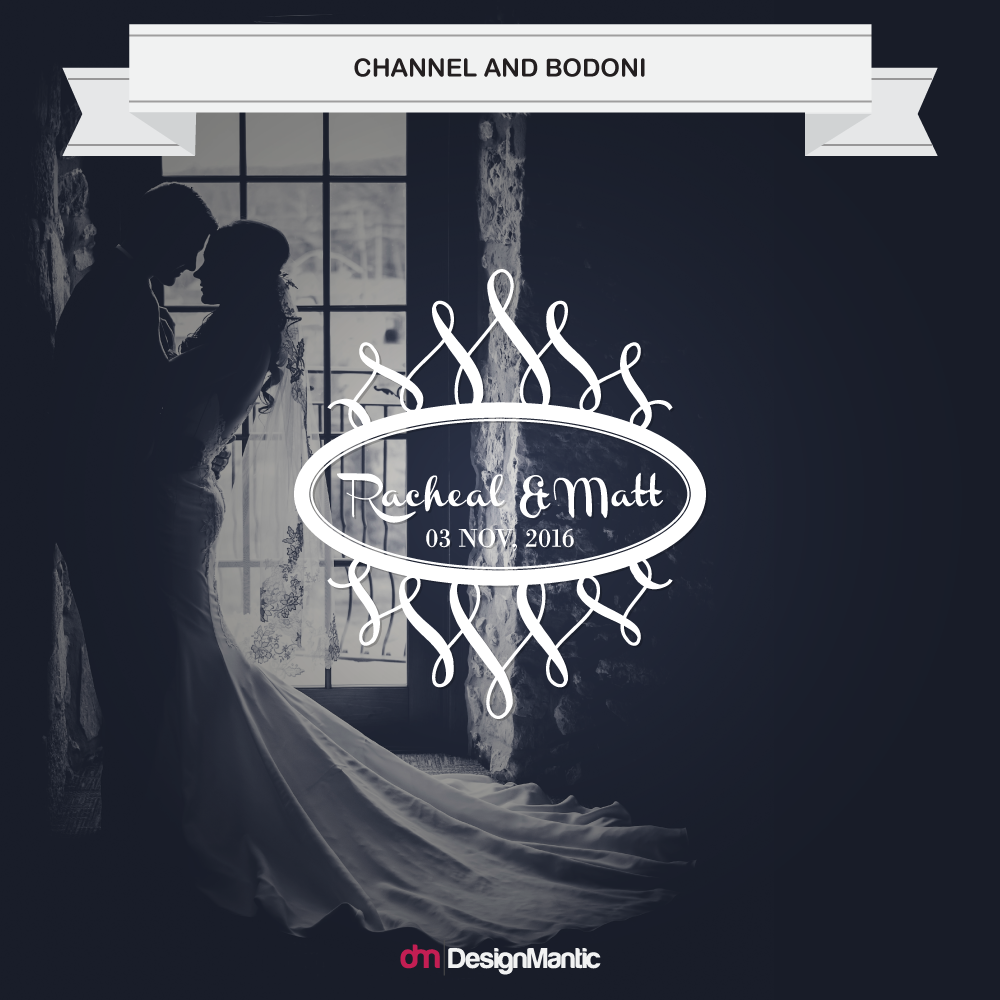 Wedding Font Pairings | DesignMantic: The Design Shop