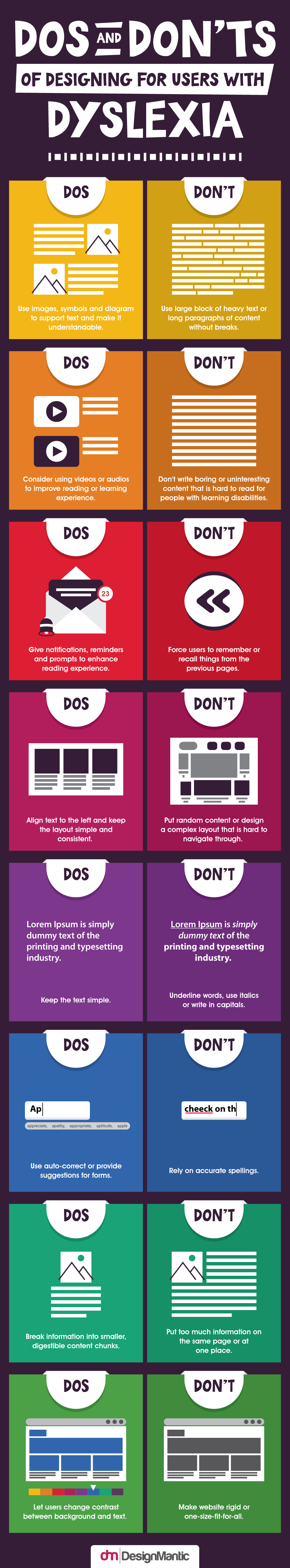 Design for Dyslexic: Dos & Don'ts | DesignMantic: The Design Shop Design for Dyslexic: Dos & Don'ts | DesignMantic: The Design Shop