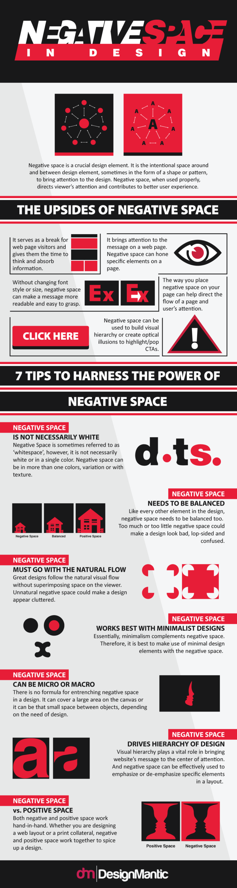 Negative Space In Graphic Design | DesignMantic: The Design Shop