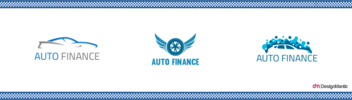 Car Finance Logos: Blue And Green | DesignMantic: The Design Shop