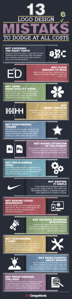 13 Logo Design Mistakes | DesignMantic: The Design Shop
