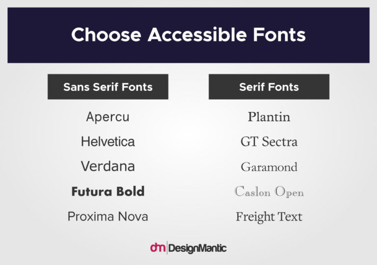 Accessible Design Guide for Graphic Designers - 2021 Edition - DesignMantic