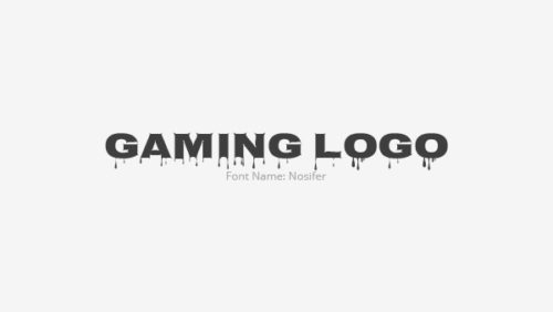 Choosing The Best Fonts For Your Gaming Logo Design | DesignMantic: The ...