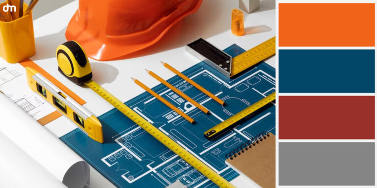 8 Color Palettes in Construction Logos That Work! | DesignMantic: The ...