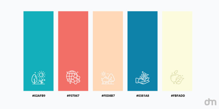 15 Refreshing Summer Color Palettes