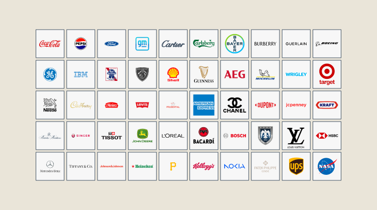 Top 100 Famous Logo 100 Famous Brands Logos And Their Names