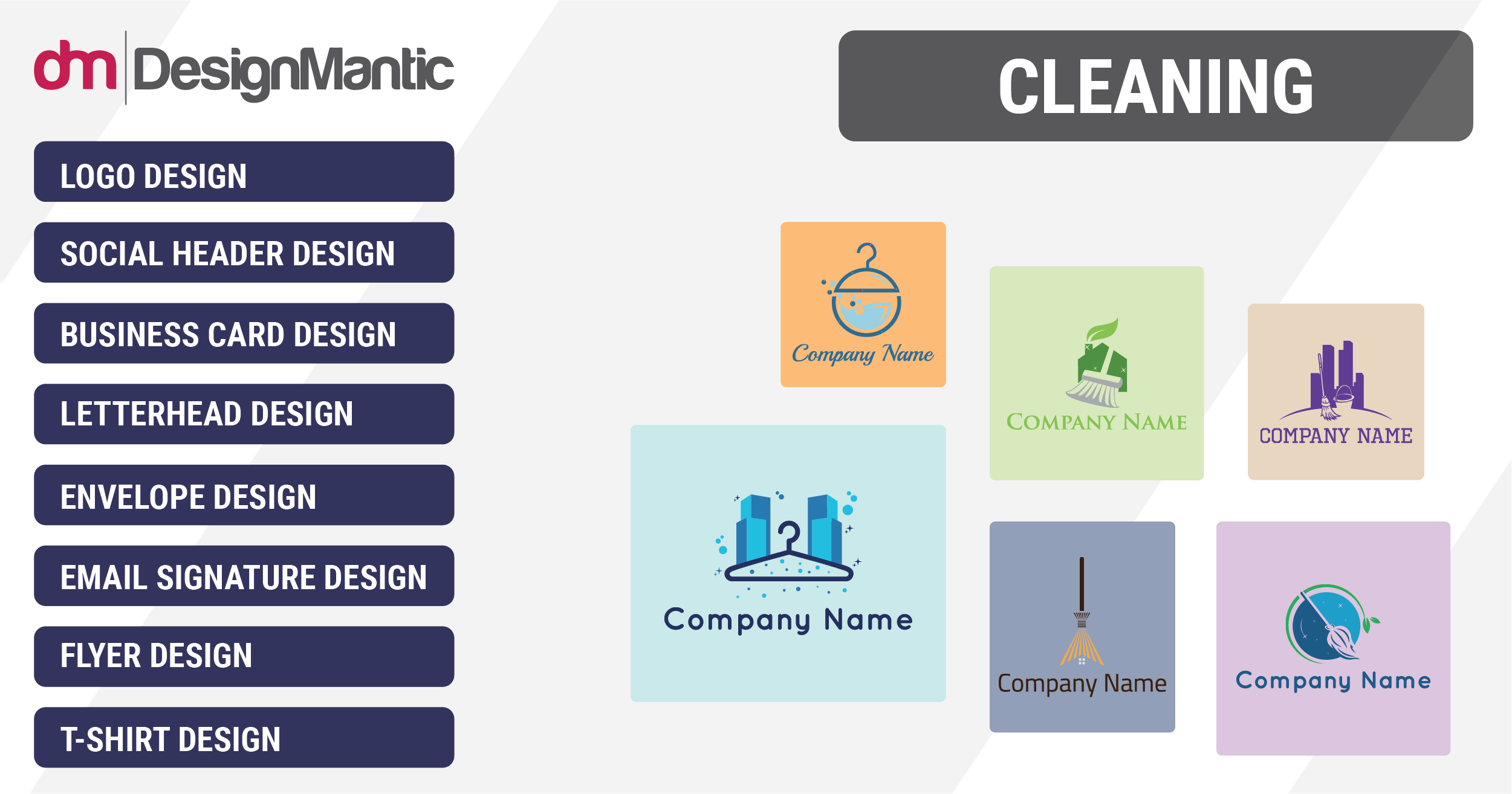 Cleaning Logos, Window, Hoover, Floor, Janitor, Maid Logo Maker